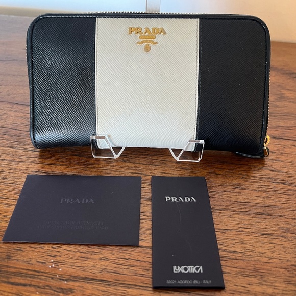 Prada | Bags | Authentic Prada Wallet | Poshmark